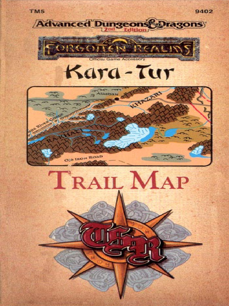 AD&D - Forgotten Realms - Kara-Tur Trail Map PDF | PDF