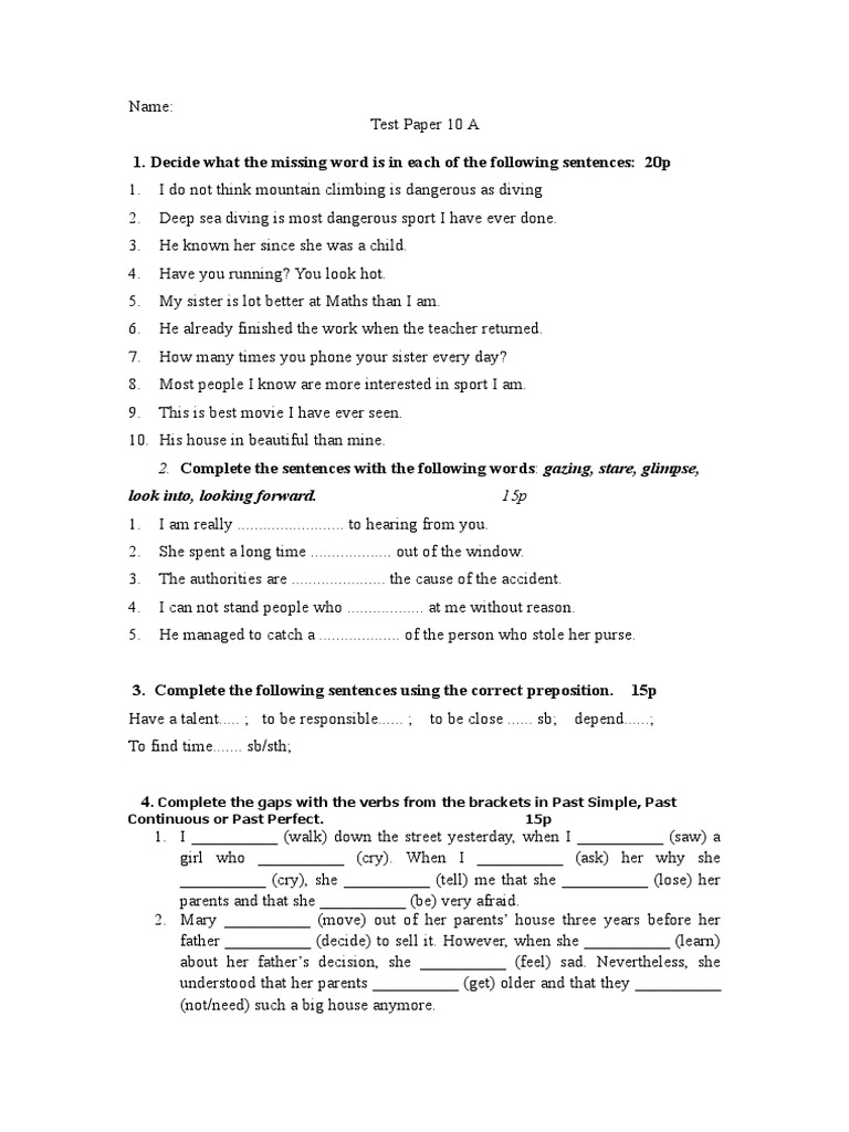 Advanced Testbuilder 3rd Edition Test 1 Sample Pdf