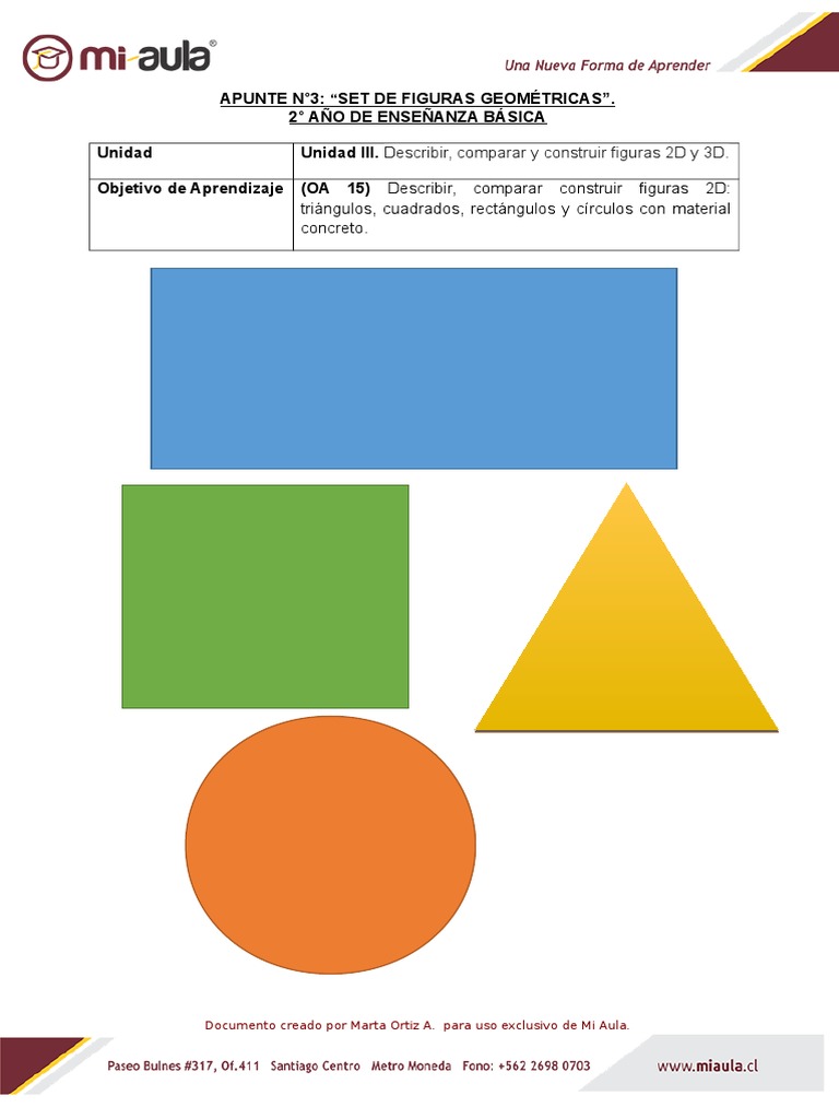 Construcción de Figuras Geométricas 2D y 3D | PDF | Métodos y ...