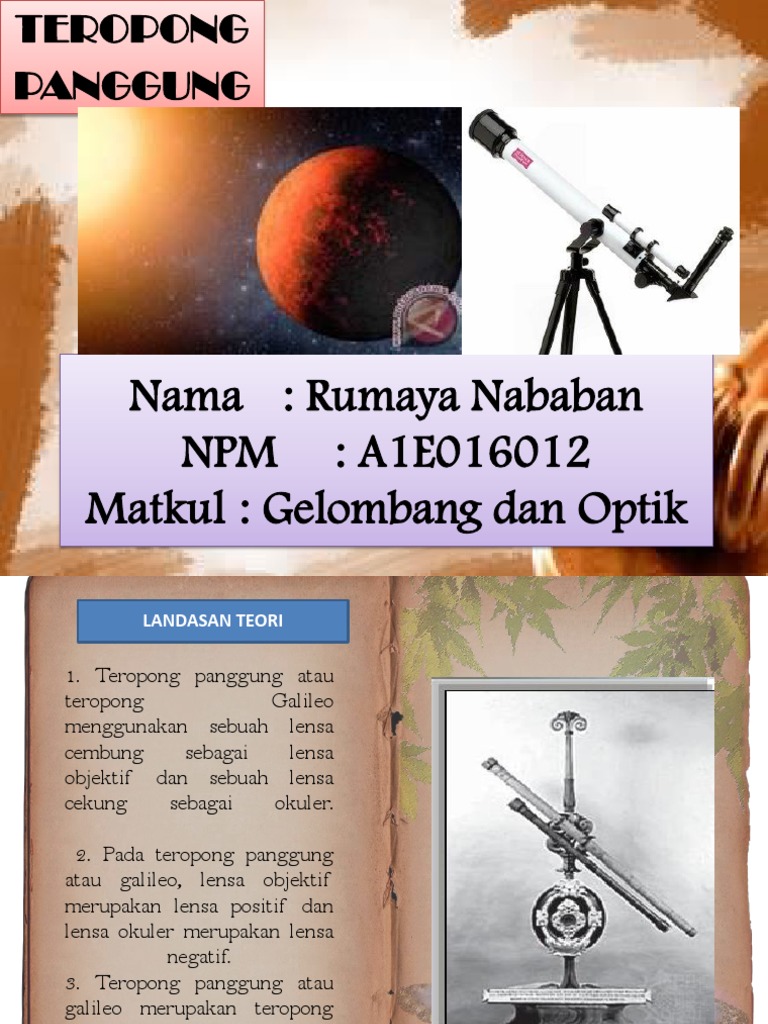 Teropong Panggung Fix | PDF