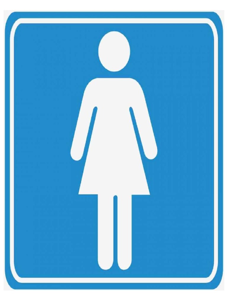Letrero Baño Damas | PDF