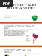 Mapa de La Selva Peruana | PDF