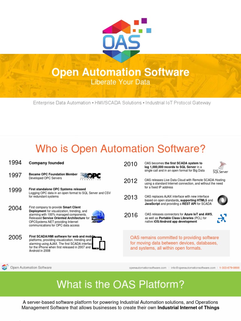 Open Automation o A Software | PDF | Scada | Internet Of Things