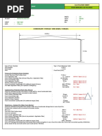 Dyke Wall Design Calculations | PDF | Geometry | Metrology