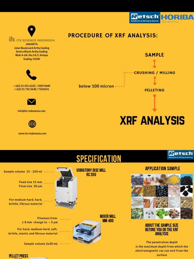 Flyer XRF Analysis-Restch and Horiba-Jakarta | PDF | Energy Dispersive ...
