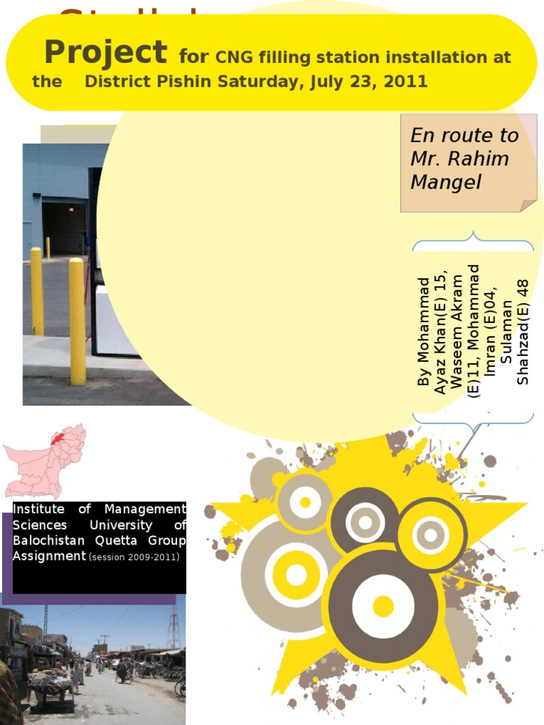 Feasibility Report CNG Filling Station | PDF | Natural Gas | Economies