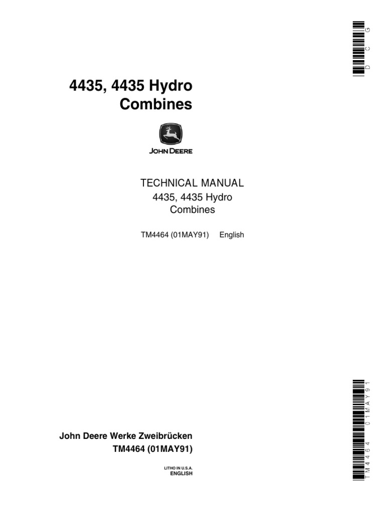 John Deere 4435 Technical Manual PDF | PDF