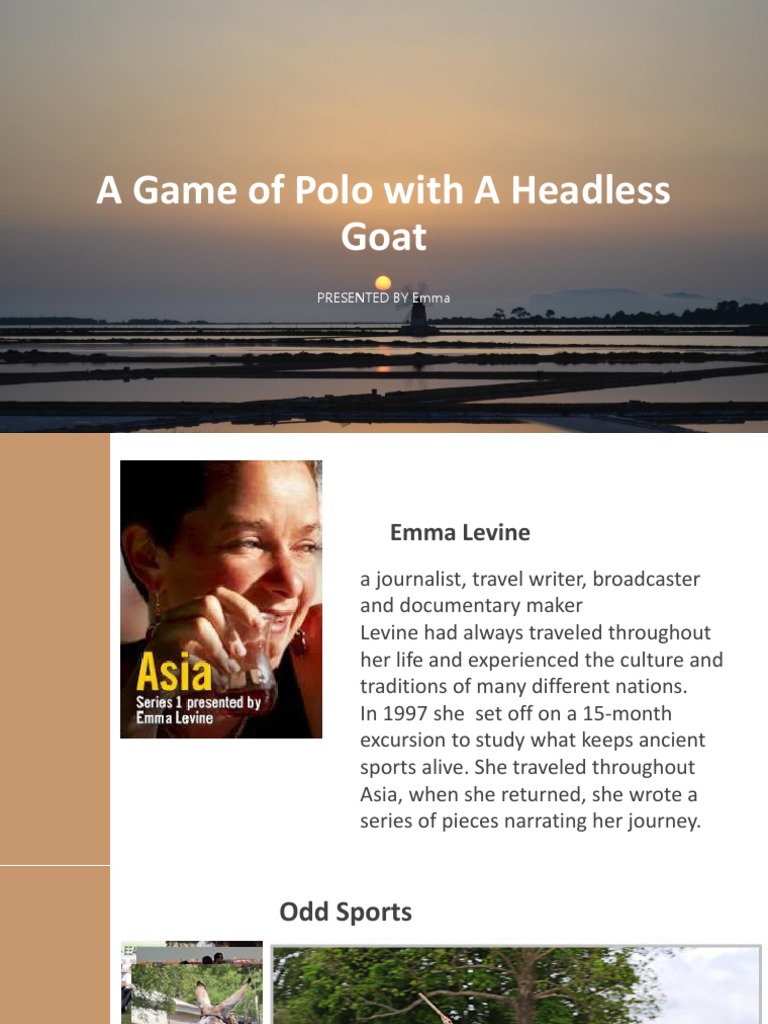 A Game of Polo With A Headless Goat | PDF