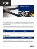 API 2H Grade 50 Steel Plate Overview | PDF | Welding | Construction