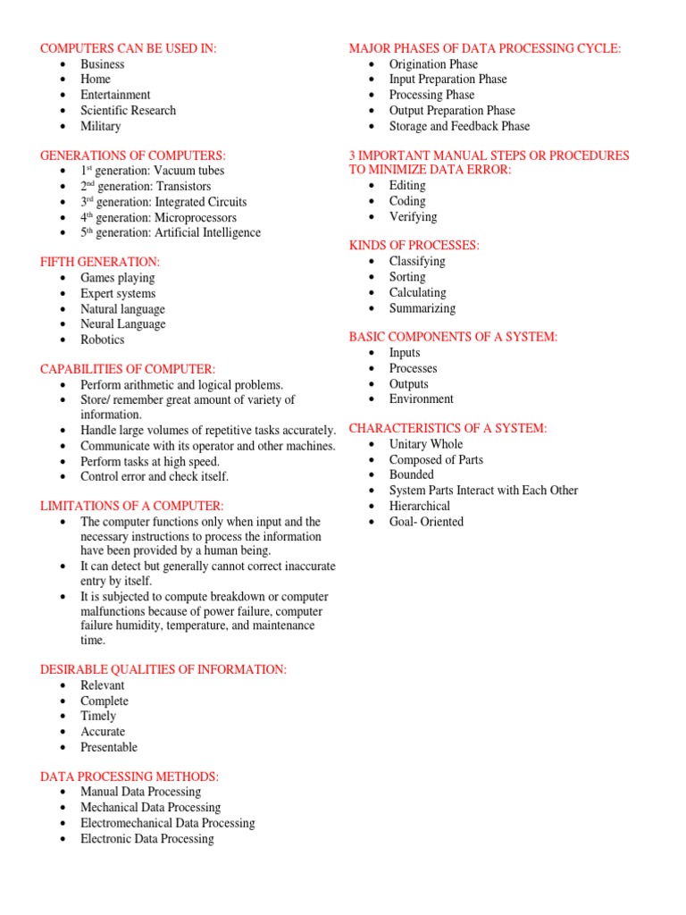ST ND RD TH TH | PDF | Data | Digital Technology