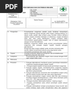 Sop Pengambilan Swab Nasofaring | PDF