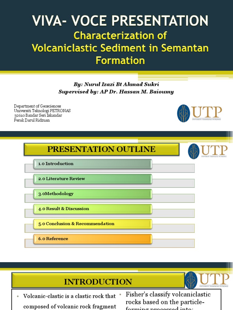 Viva - Voce Presentation | PDF | Geology | Sedimentary Rock