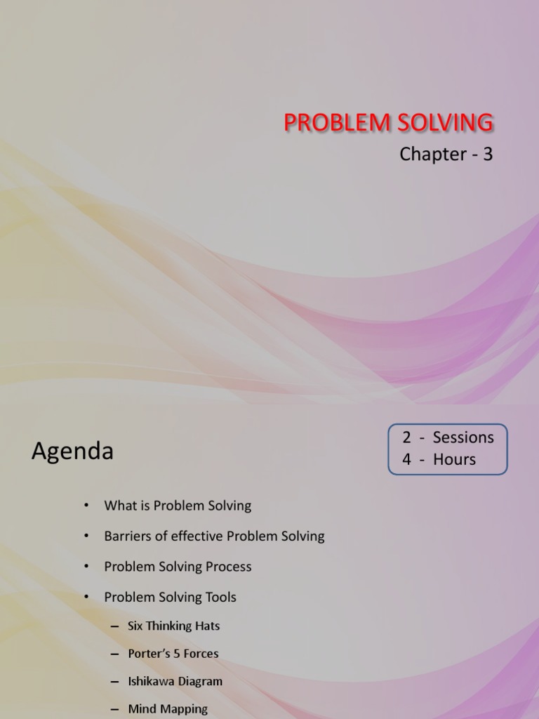 Problem Solving | PDF | Swot Analysis | Psychology