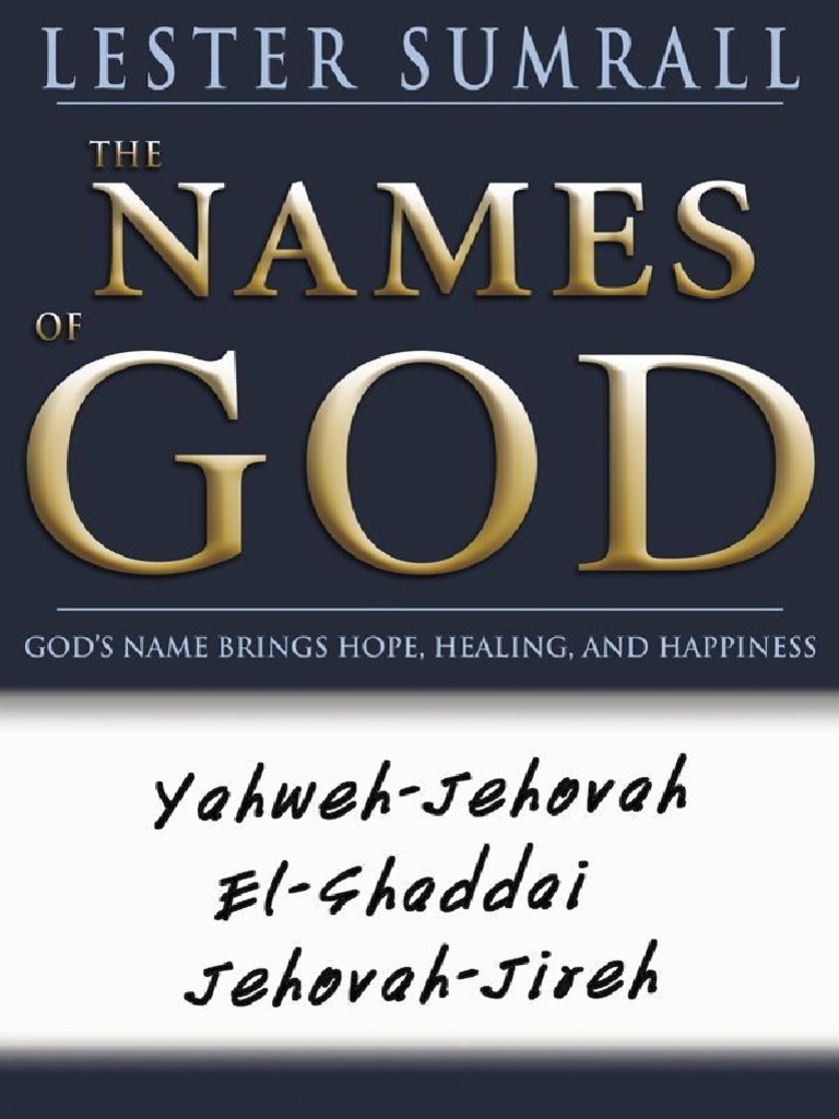 1 Names of God PDF | Download Free PDF | Jacob | Gospel Of Matthew