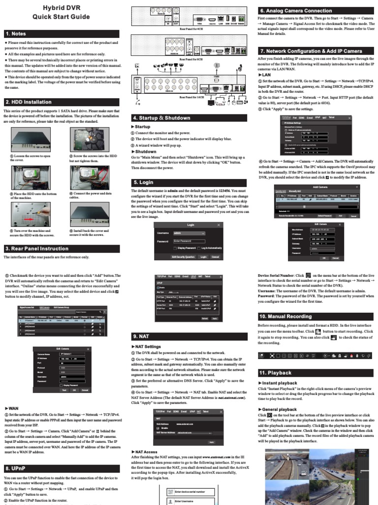 TD-2700TS-CL NM NV9000 Quick Start Guide-450041000921-A0-20160831 | PDF | Ip Address | Port ...