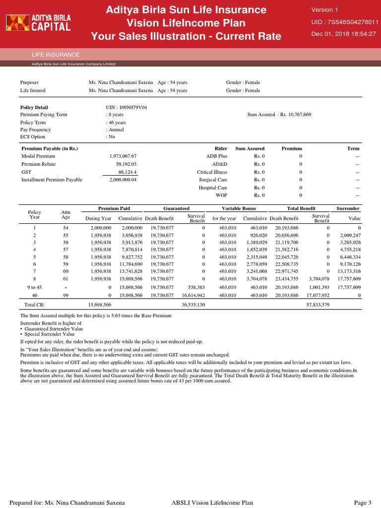 Life Insurance: Policy Detail | PDF | Life Insurance | Insurance