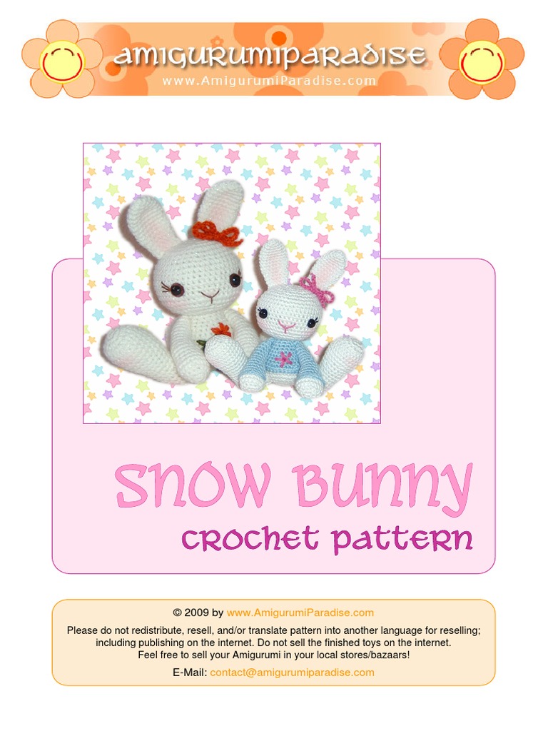 Snow Bunny | PDF | Amigurumi | Crochet