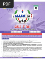 VMC - SOSE IX HRT - 1 (Question Paper) | PDF | Rational Number | Cell ...