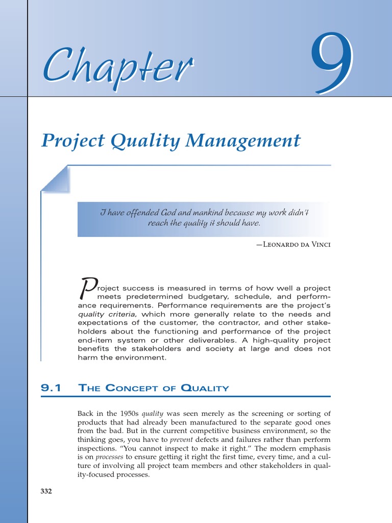 Chapter 9 | PDF | Six Sigma | Quality Assurance