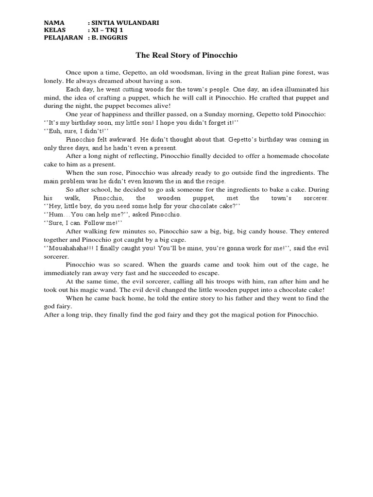 Fairy Tales: Pinocchio & Snow White | PDF