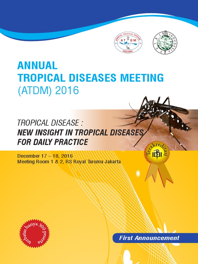 02 - 1st Annc. ATDM 2016 | PDF | Malaria | Infeksi