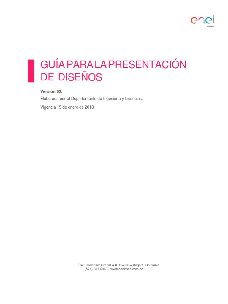 Guia Para La Presentacion de Proyectos V2 15 Enero 2018 (1) | Transformador | Diseño