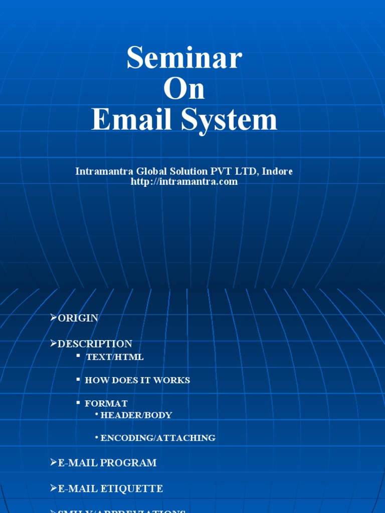 Understanding Email Systems and Etiquette | PDF | Cyberspace | Online ...