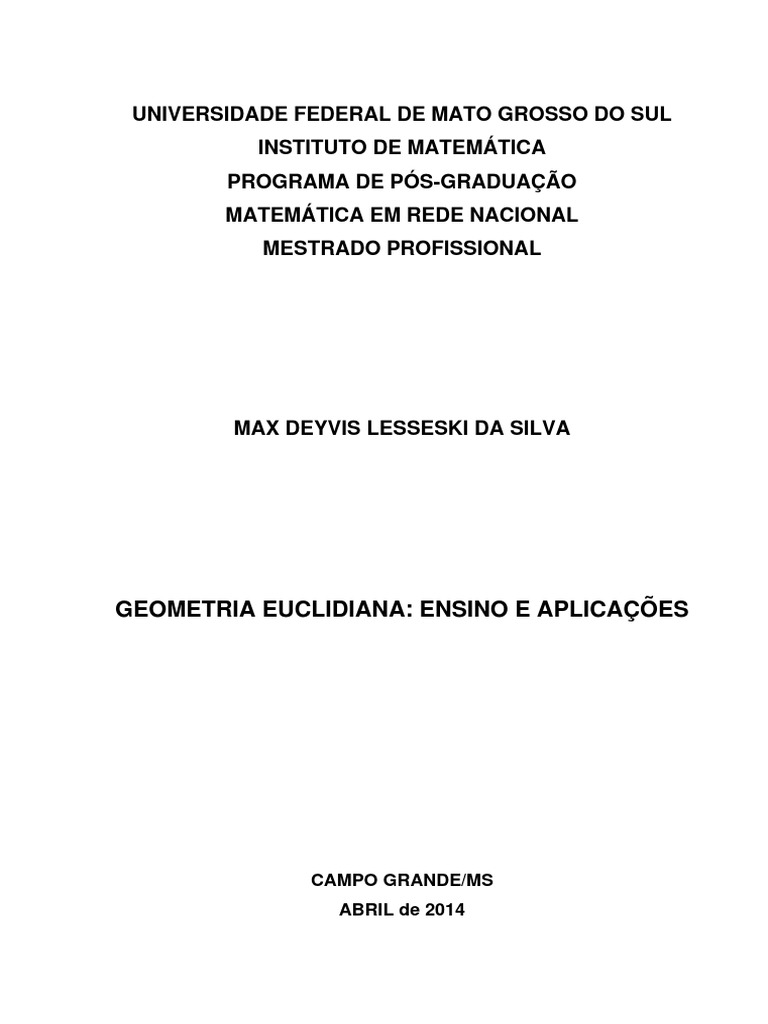 Geometria Euclidiana Pdf Pitágoras Geometria