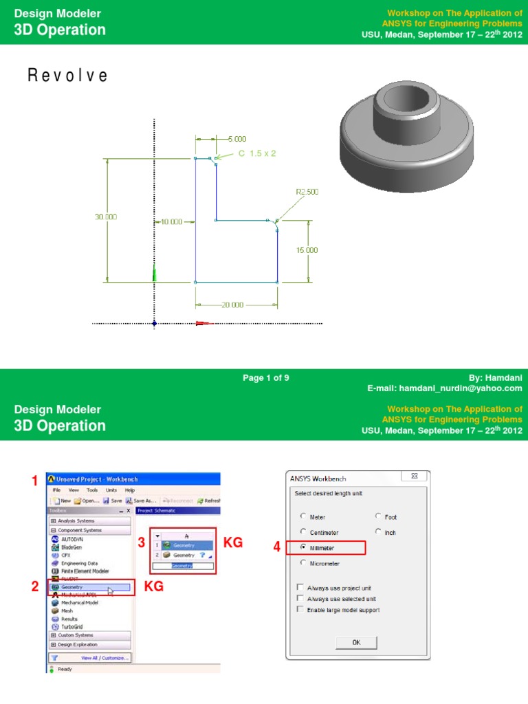 1 3D Revolve | PDF | Teaching Mathematics