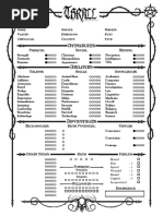 WOD - Demon - The Fallen - Character Sheet | PDF | Role Playing Games ...