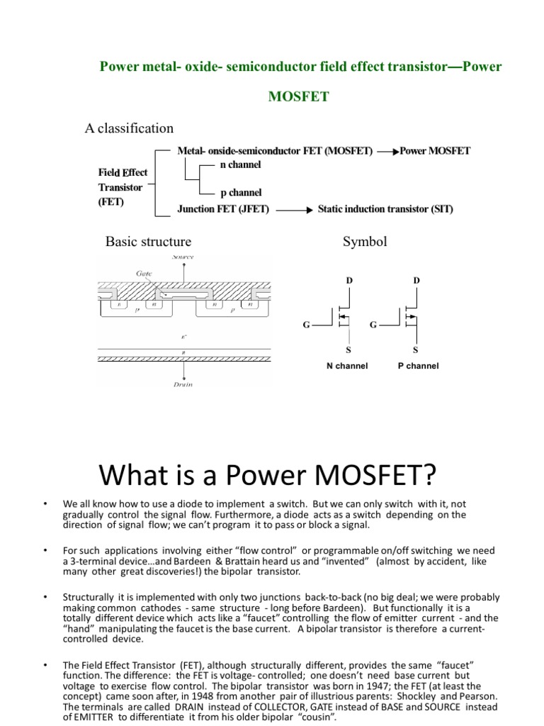 Power Mosfet | PDF