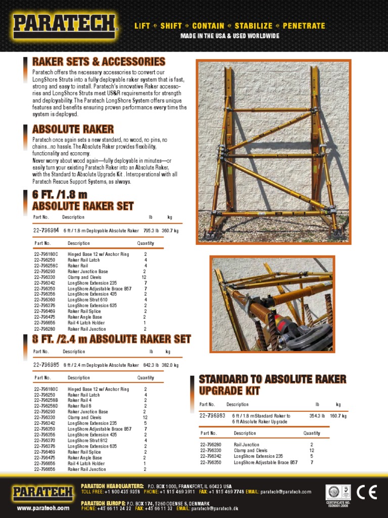 Paratech Brochures Rss Absoluteraker | PDF