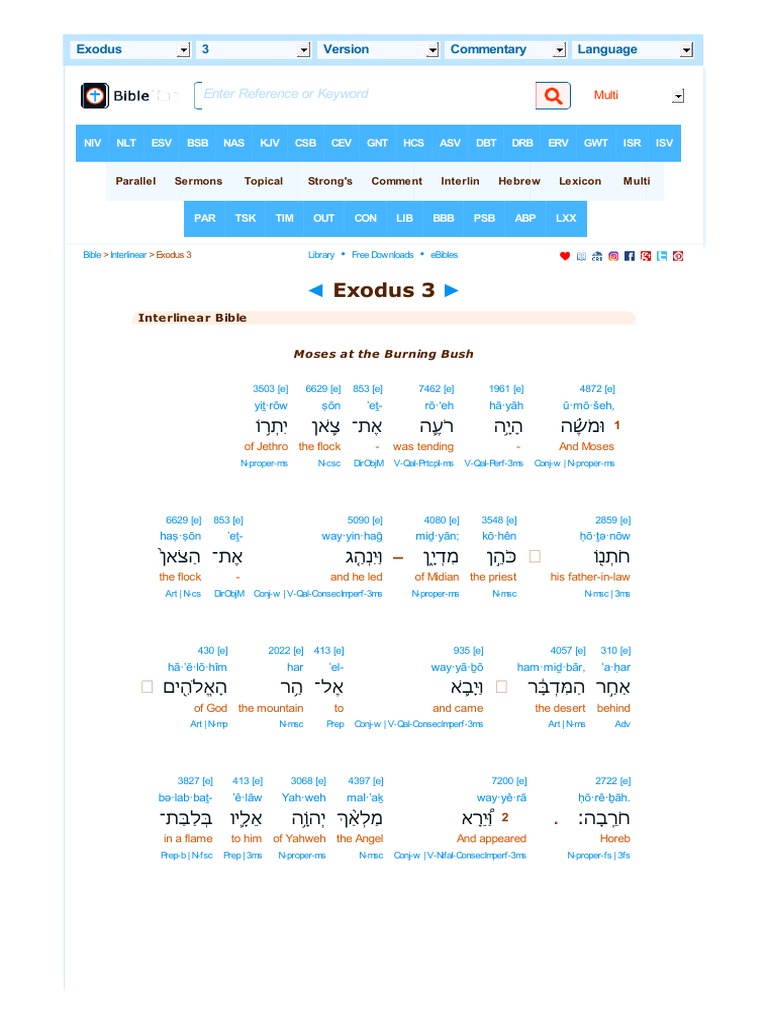 Exodus 3: Enter Reference or Keyword | PDF