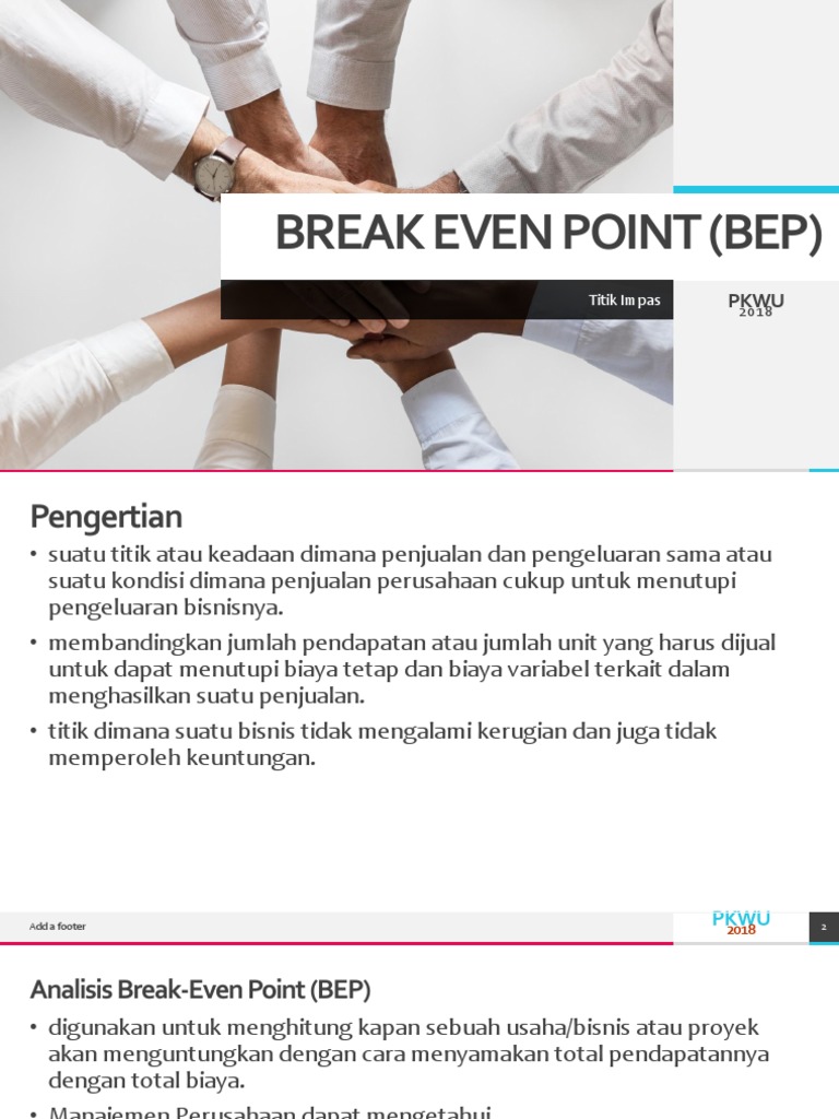 Rumus dan Contoh BEP PKWU Kelas 12 | PDF | Bisnis