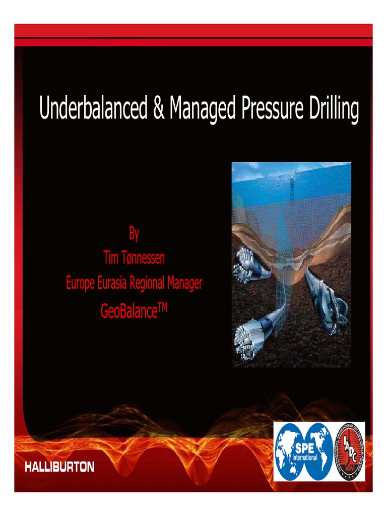 Under Balanced Managed Pressure Drilling | PDF | Oil Well ...
