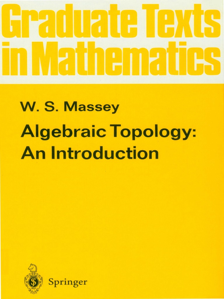 Algebraic Topology An Introduction Pdf