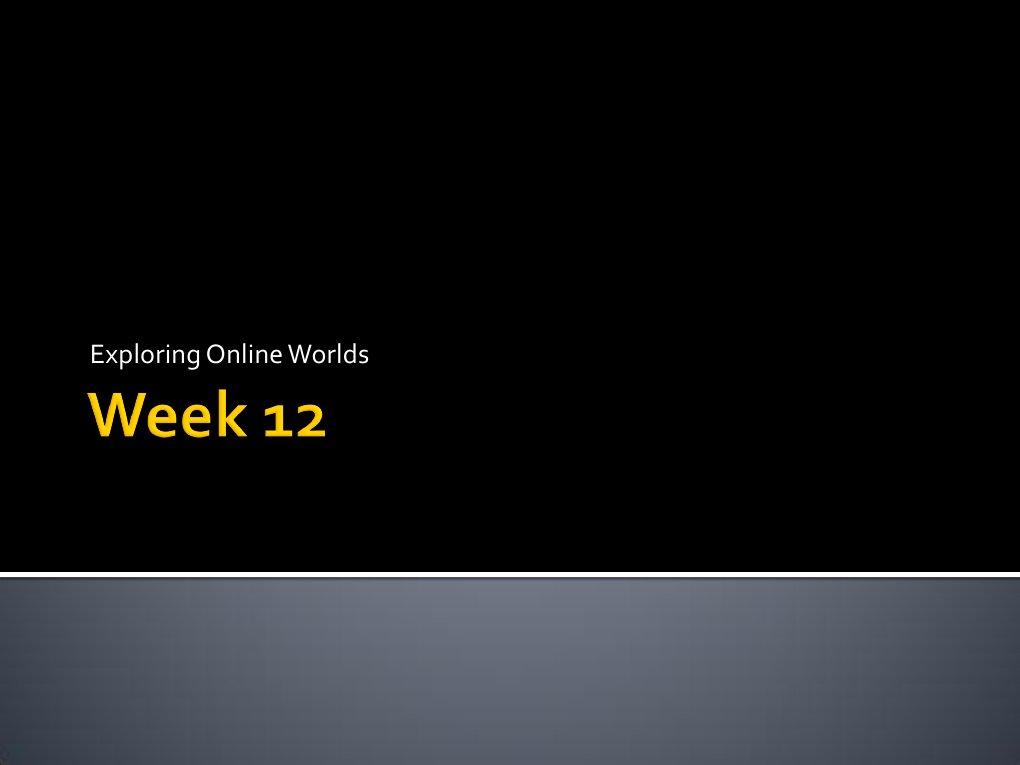 Week 12 Tutorial | PDF