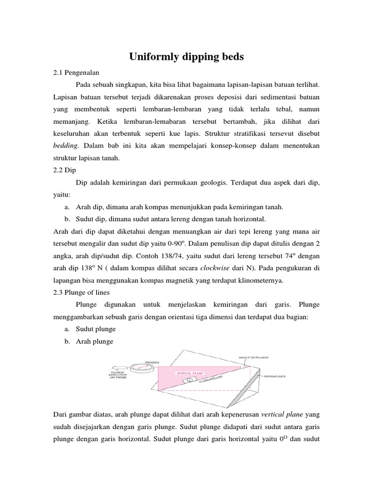 Uniformly Dipping Beds | PDF