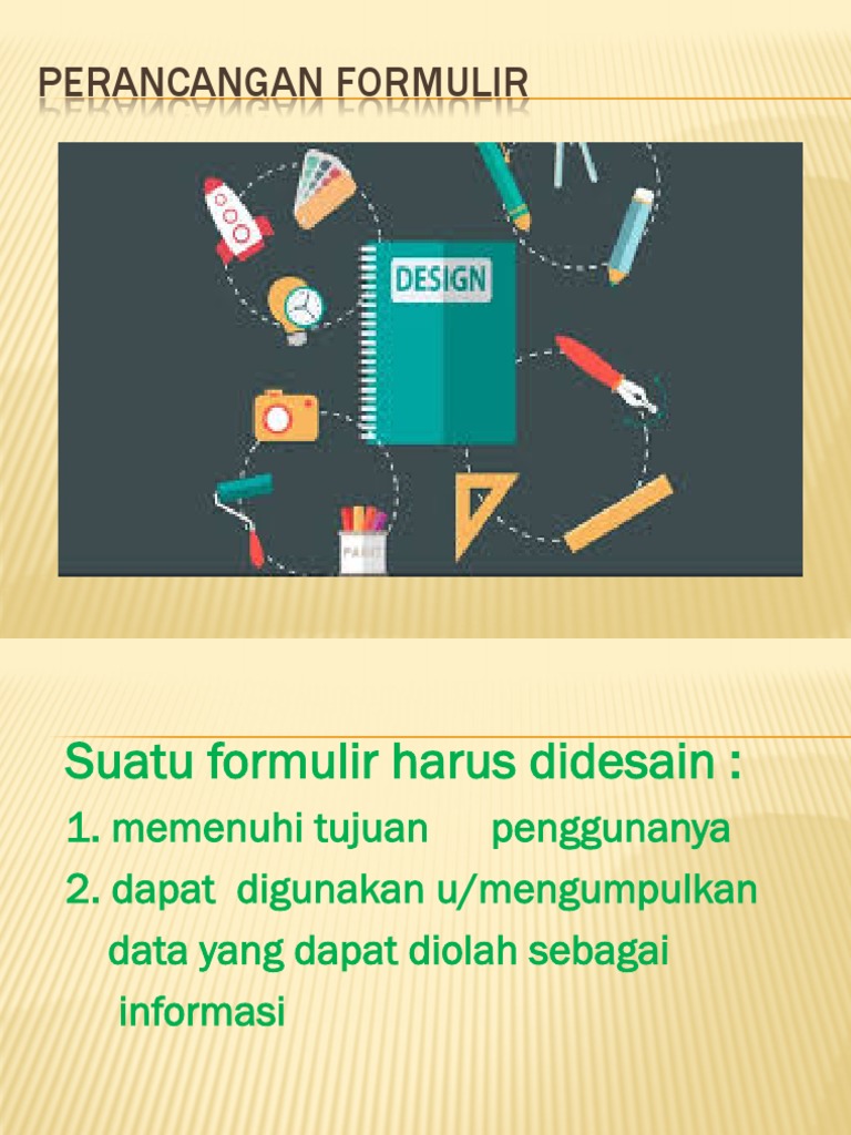 Perancangan Formulir | PDF