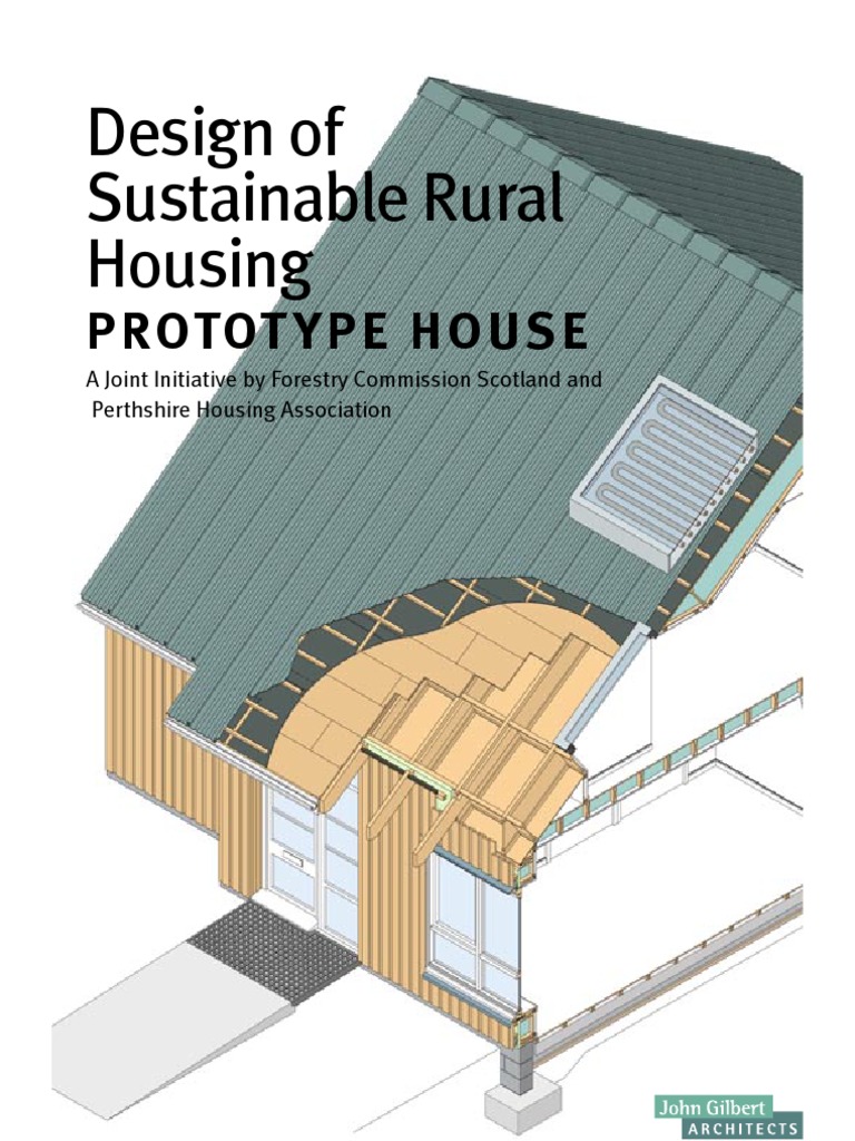 Design of Sustainable Rural Housing | PDF | Building Insulation | Bedroom