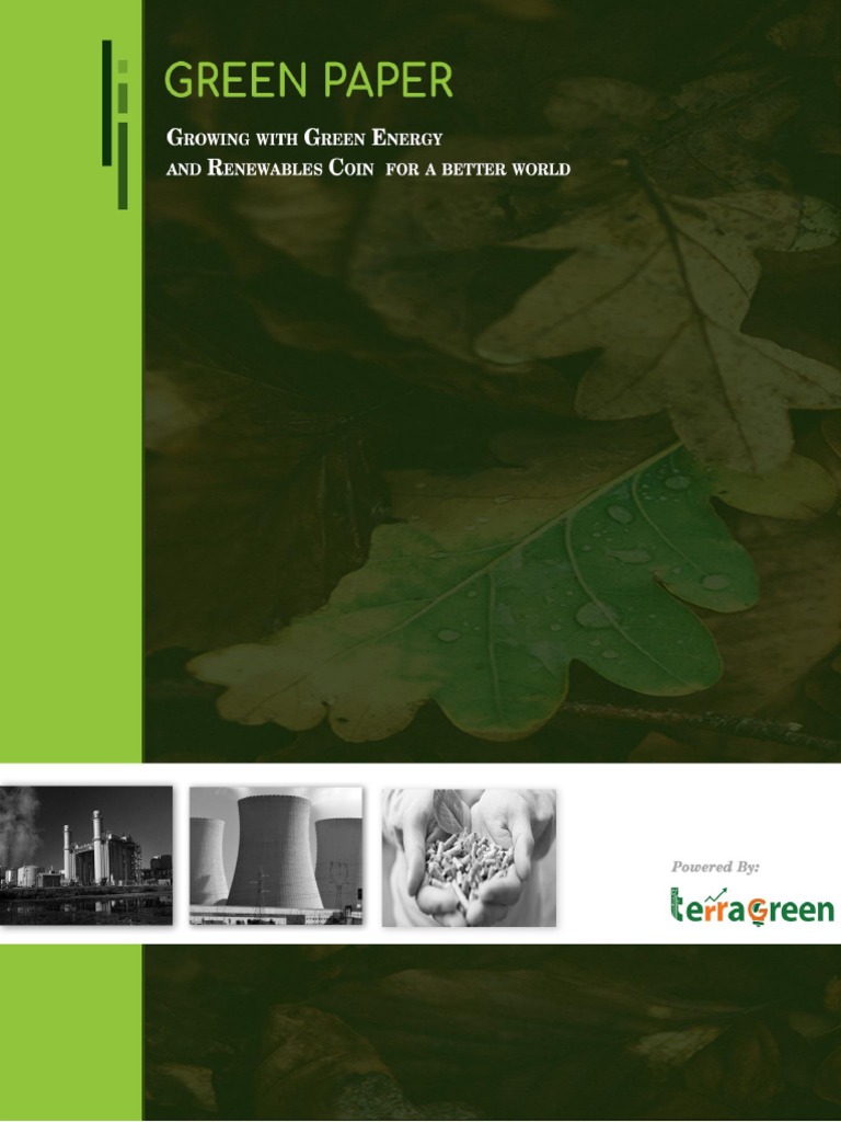 TerraGreen - Green Paper | PDF | Biomass | Renewable Energy