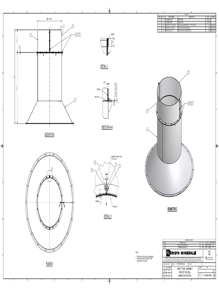 12173ME01EN05 - Draft Tube 257m3 | PDF | Mechanical Engineering ...