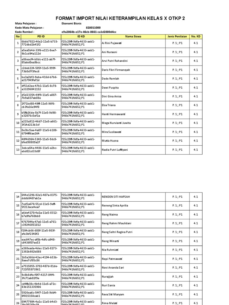 F - Ketermpl - $mapel (X OTKP 2) | PDF