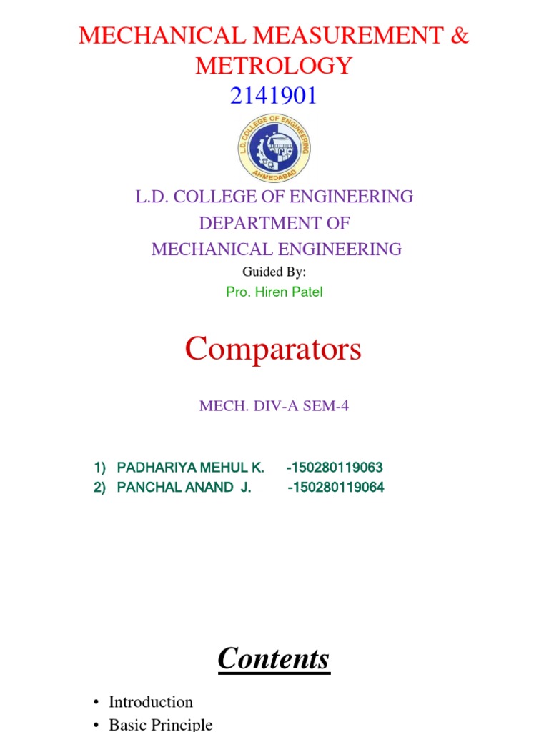 150280119063-64 (Mechanical Measurement & Metrology) PDF | Download Free PDF | Measurement ...