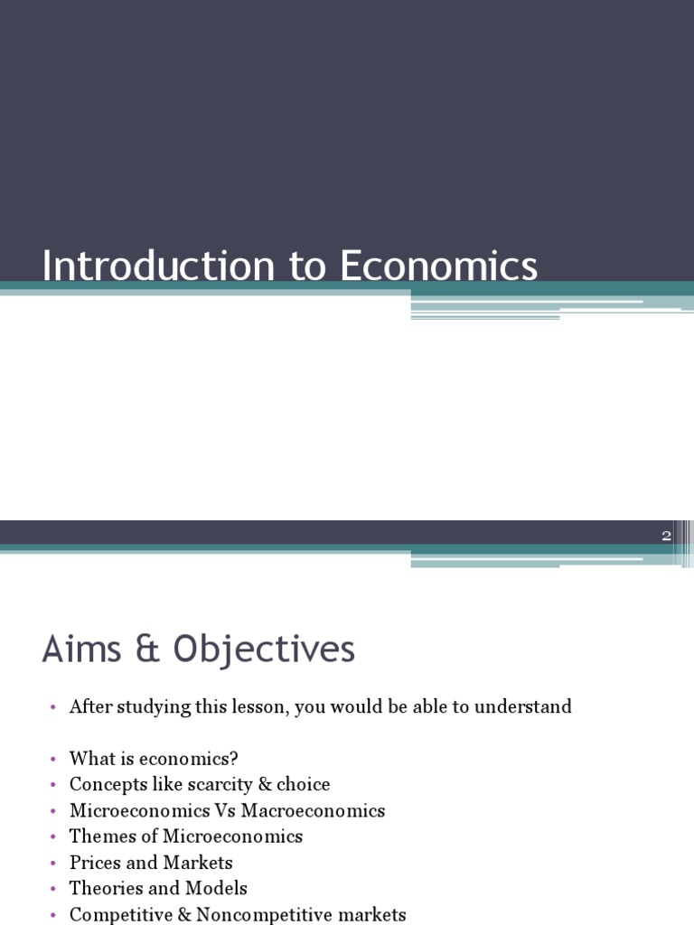 Understanding the Fundamental Concepts of Microeconomics: An ...