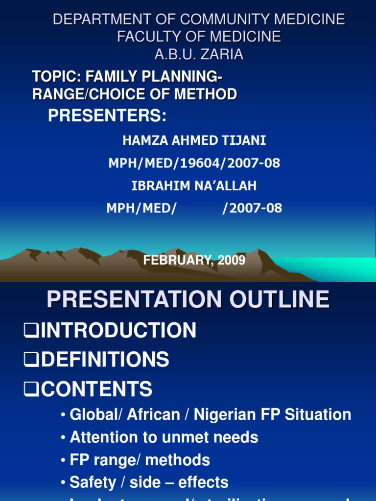 10.family Planning - Range Choice of Method | PDF | Birth Control ...