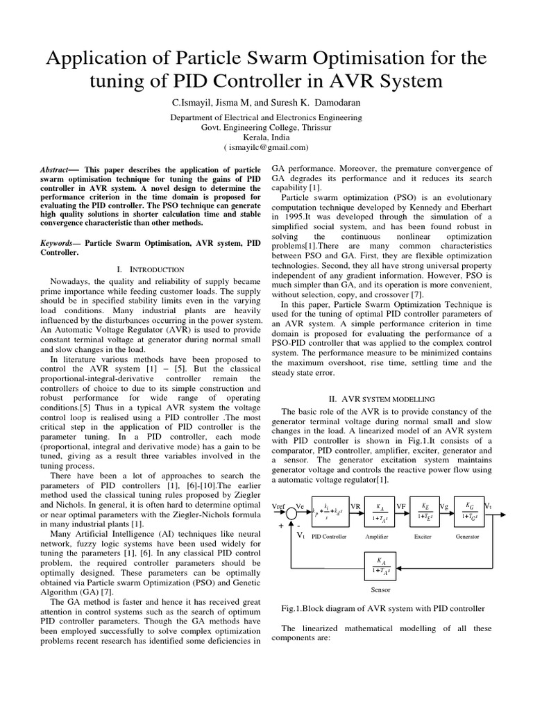 Paper1ga Final | PDF | Control Theory | Cybernetics