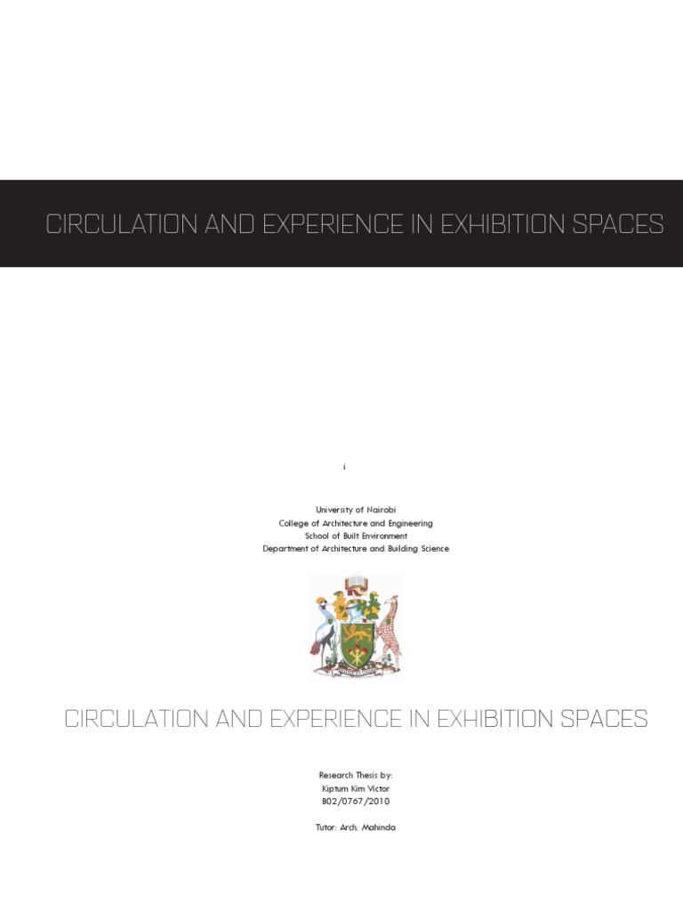 Circulation and Experience in Exhibition Spaces | PDF | Senses | Perception