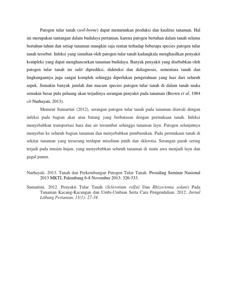 Patogen Tular Tanah | PDF