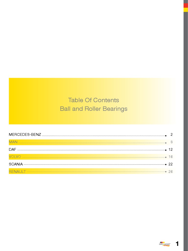 Front and Rear Axles Bearing PN PDF | PDF | Axle | Wheeled Vehicles